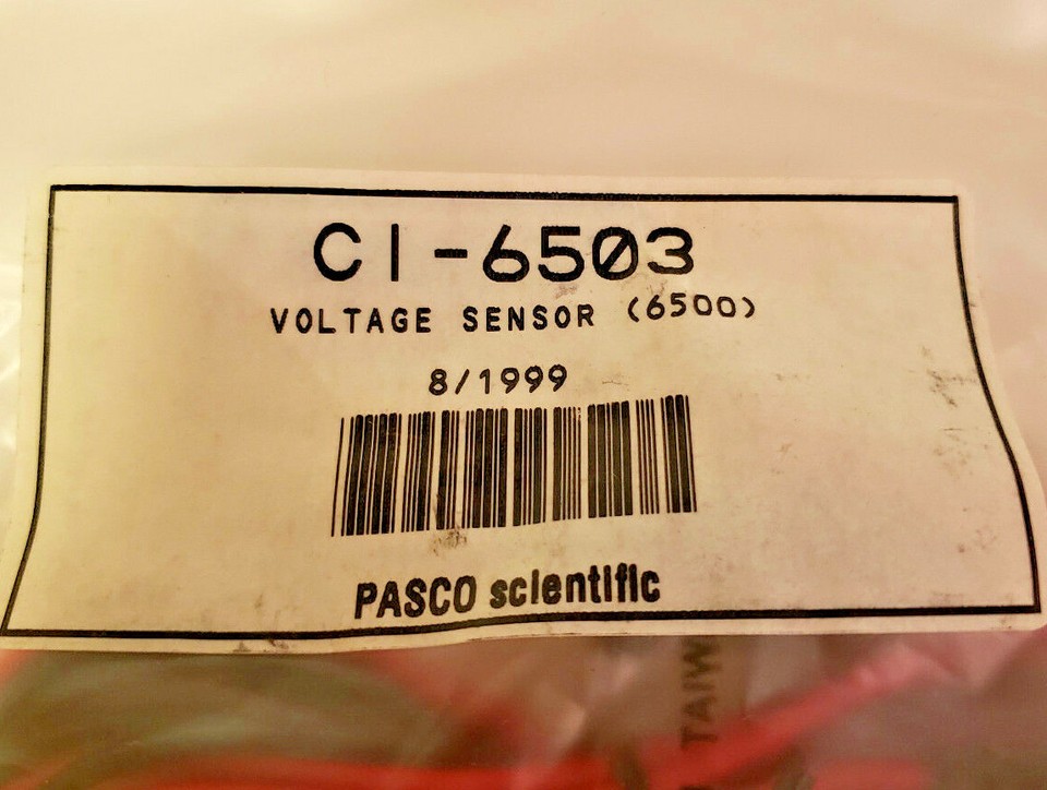 Pasco Scientific Voltage Sensor Model CI-6503 | eBay