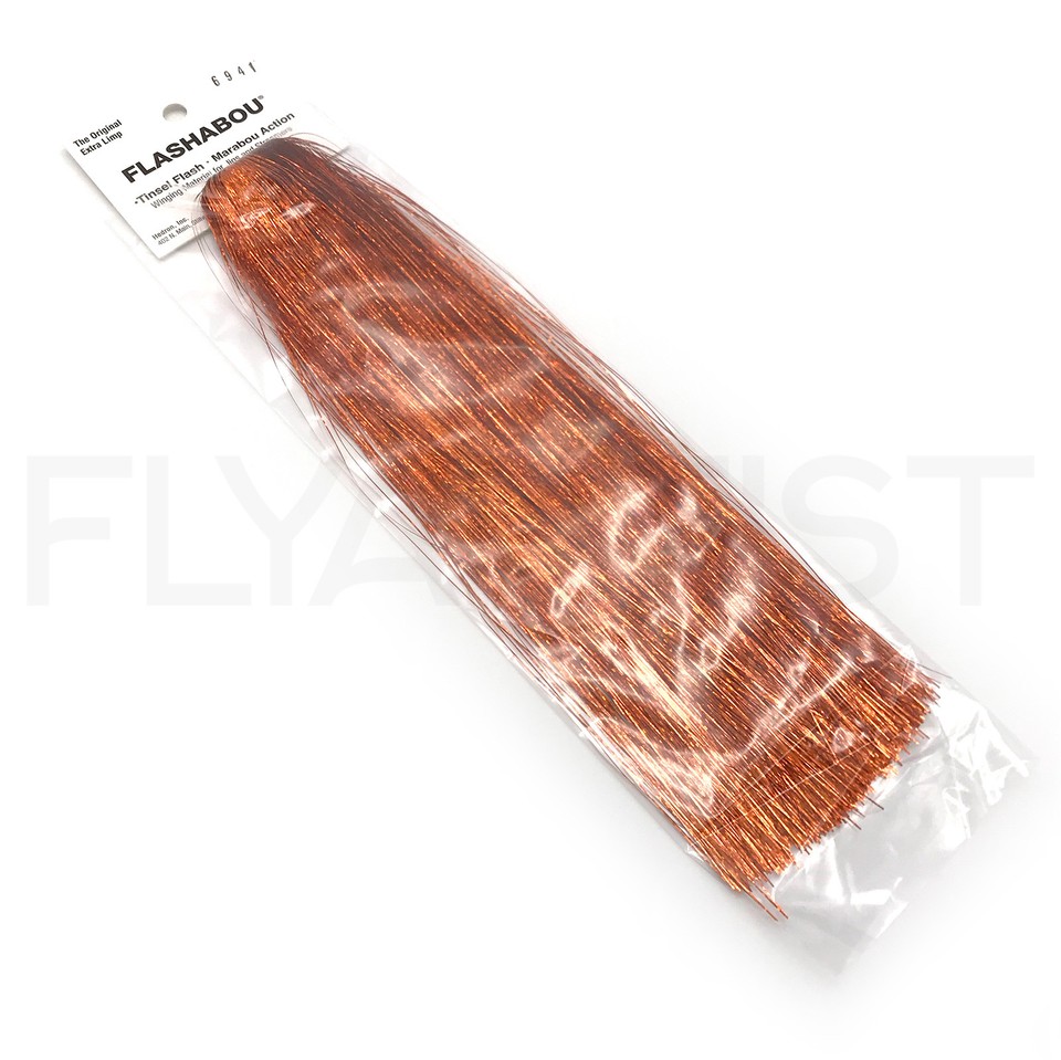 HOLOGRAPHIC FLASHABOU - Fly Tying Flash Material Musky Bucktail - 25 ...