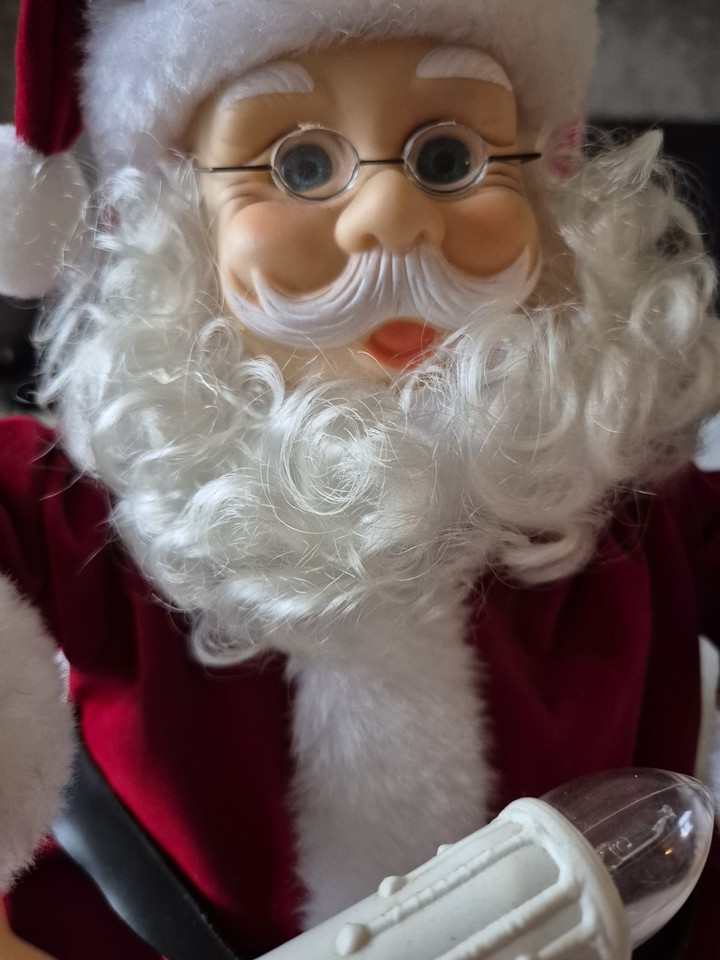 Vintage 90’s Santa Claus Animated Dancing Musical Woolworths Tested ...