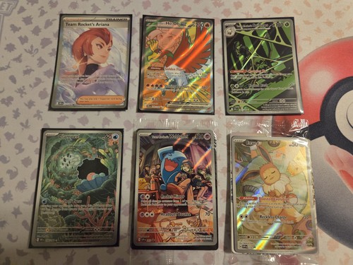 Pokemon TCG Destined Rivals Card Lot Of 10 Cards. SIR, Illustration ...