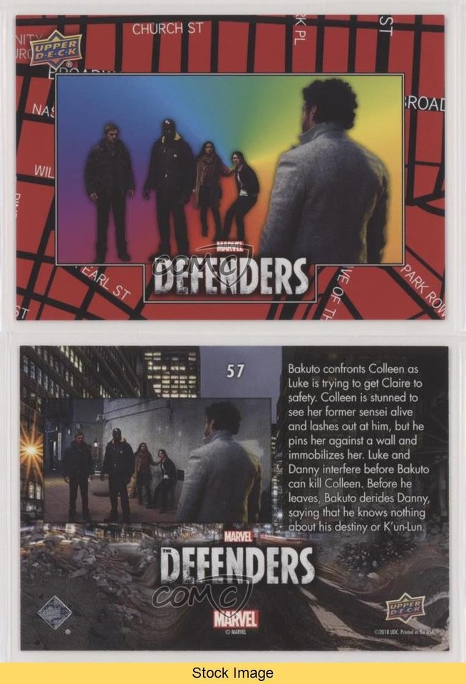 2018 Upper Deck Marvel Defenders Color Wheel Soon Iron Fist #57 READ ...