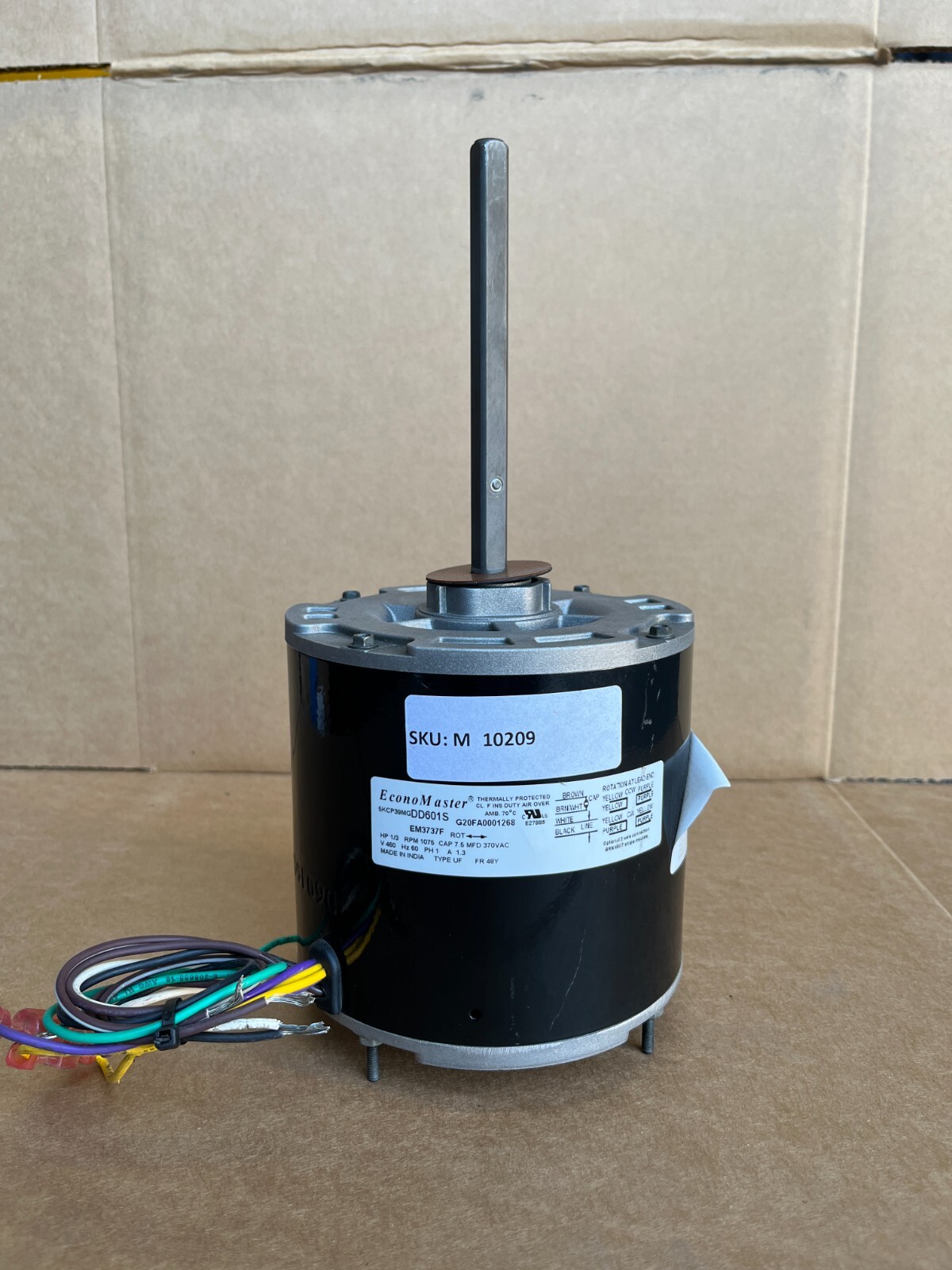 Economaster GE 5KCP39MG Motor 1/3HP 1075 RPM 460V Electric Motor | eBay