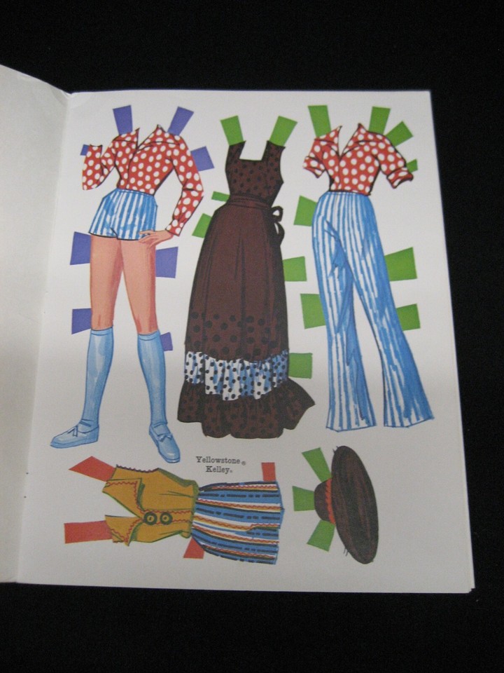 Vintage Barbie Yellowstone Kelley Paper Doll Whitman Book Uncut 1975 | eBay