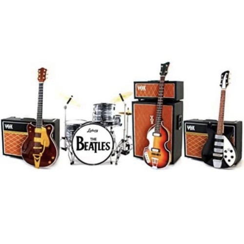 The Beatles BEATLES Miniature Musical Instrument Amplifier Set Figure ...