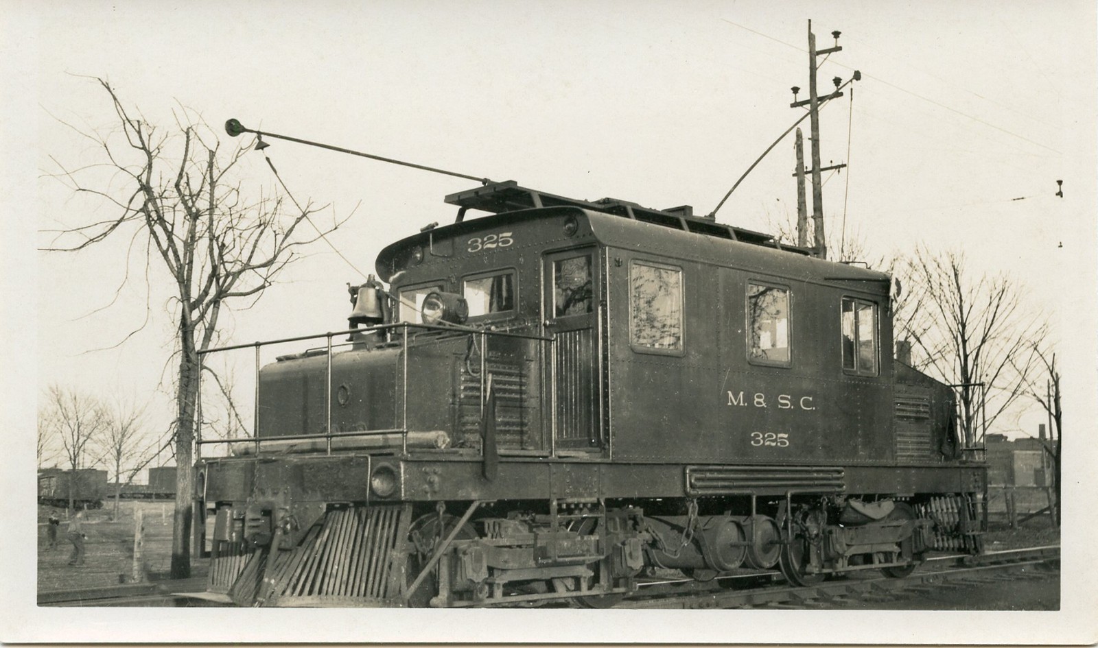 6B981 RP 1940s/60s MONTREAL & SOUTHERN COUNTIES RAILWAY LOCO #325 ...