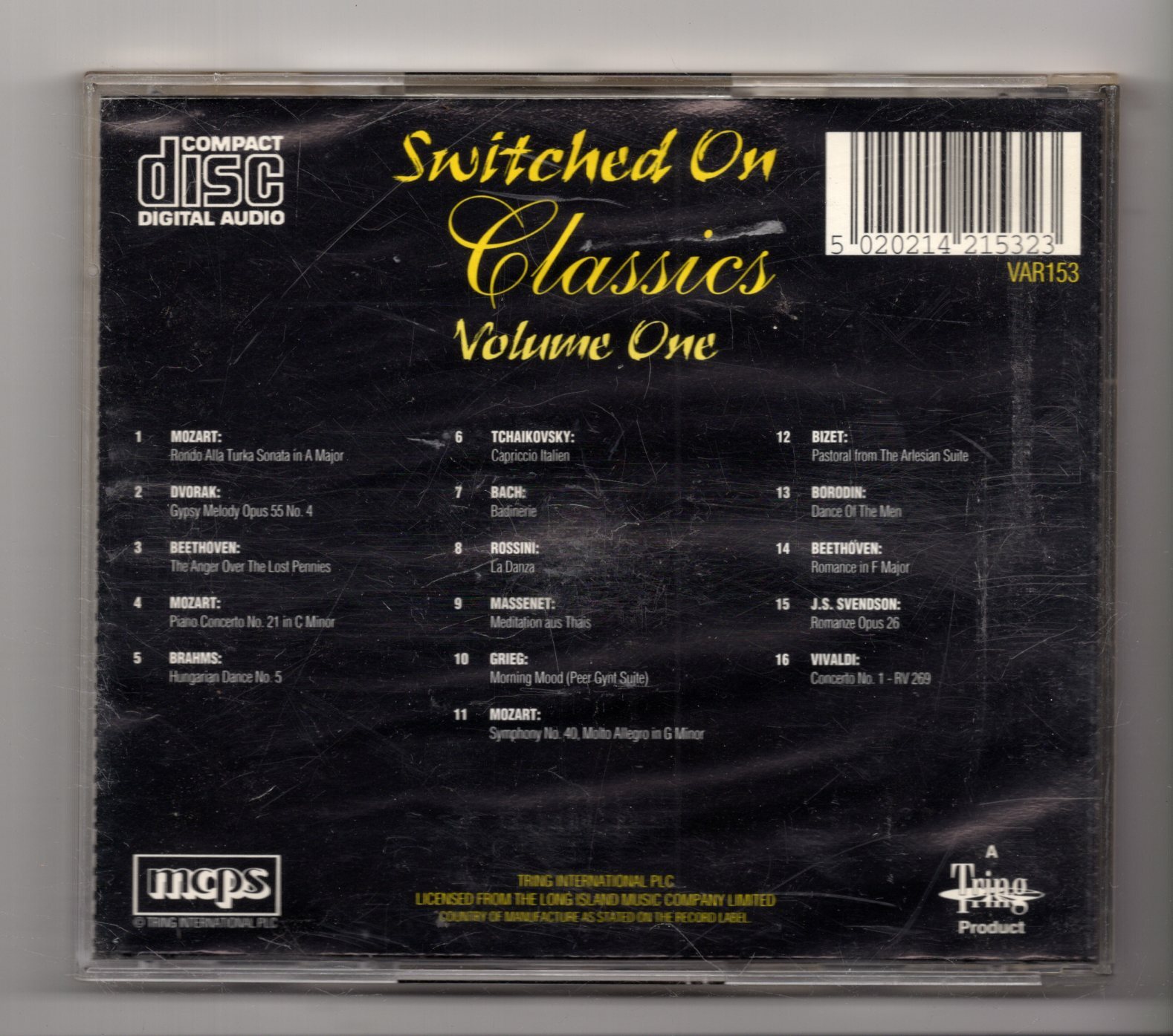 Various - The Neon Philharmonic Orchestra Switched on Classics Vol 1 CD ...