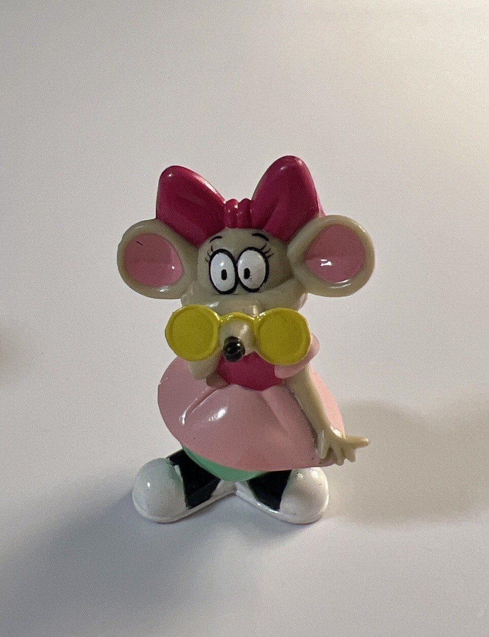 🌟1992 Disney Cinderella SUZY Mouse With Glasses PVC Action Figure 2.5"🌟 ...