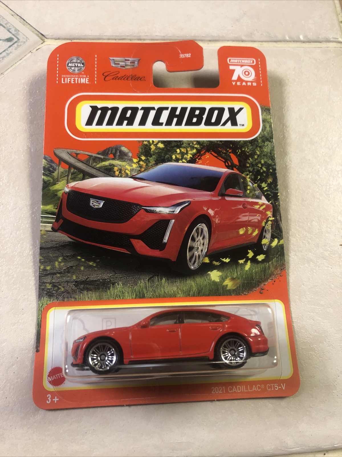 2021 Cadillac CT5-V ~ Red ~ Chrome Wheels ~ 1/64th Scale Nice Details ...