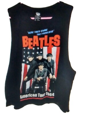 Men's the Beatles Active Muscle Tank Shirt S size used | eBay