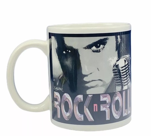 NEW Elvis Presley Coffee Mug Rip it Up Rock n Roll Rock & Roll Cup ...