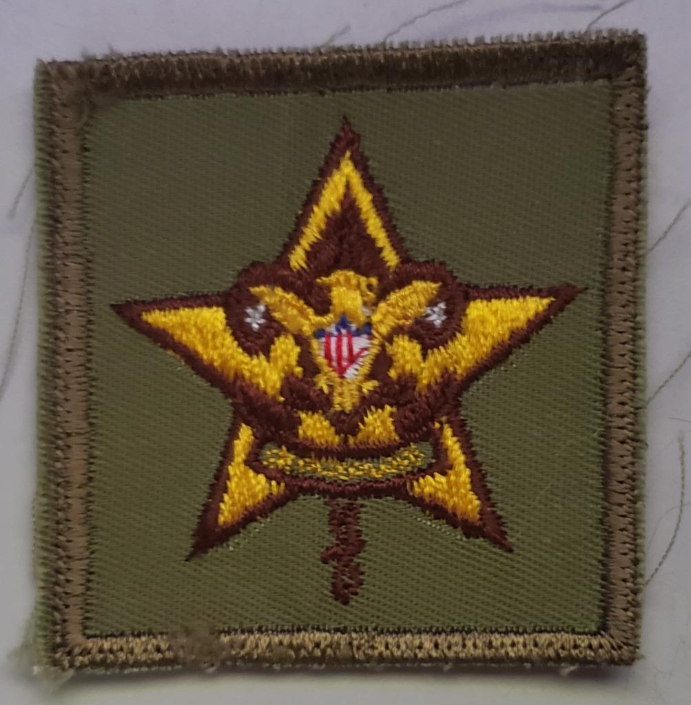 Boy Scout Star Rank - Gauze Back MINT 1955-1964 - BSA/Boy Scouts of ...