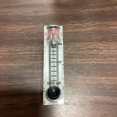 Dwyer VFA-8-SSV Flow Meter 2" Scale 10-100 SCFH Air SS Valve | eBay