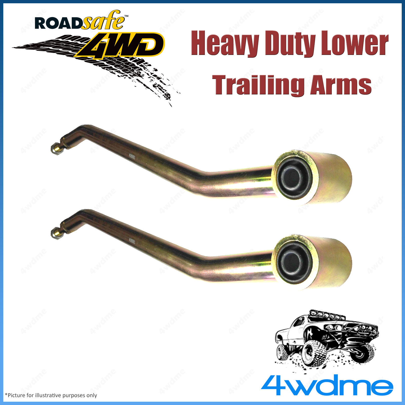 Pair Landrover Defender Discovery 1 RangeRover Roadsafe Rear Lower ...