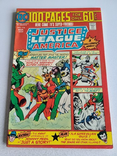 Justice League of America #116 , 100-page giant (DC, 1975) VF- 7.5 | eBay