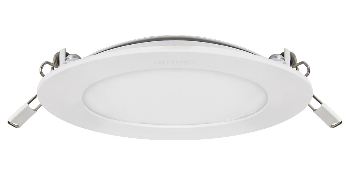 6W LED Round Recessed Ceiling Flat Panel Down Light Ultra slim Cool ...