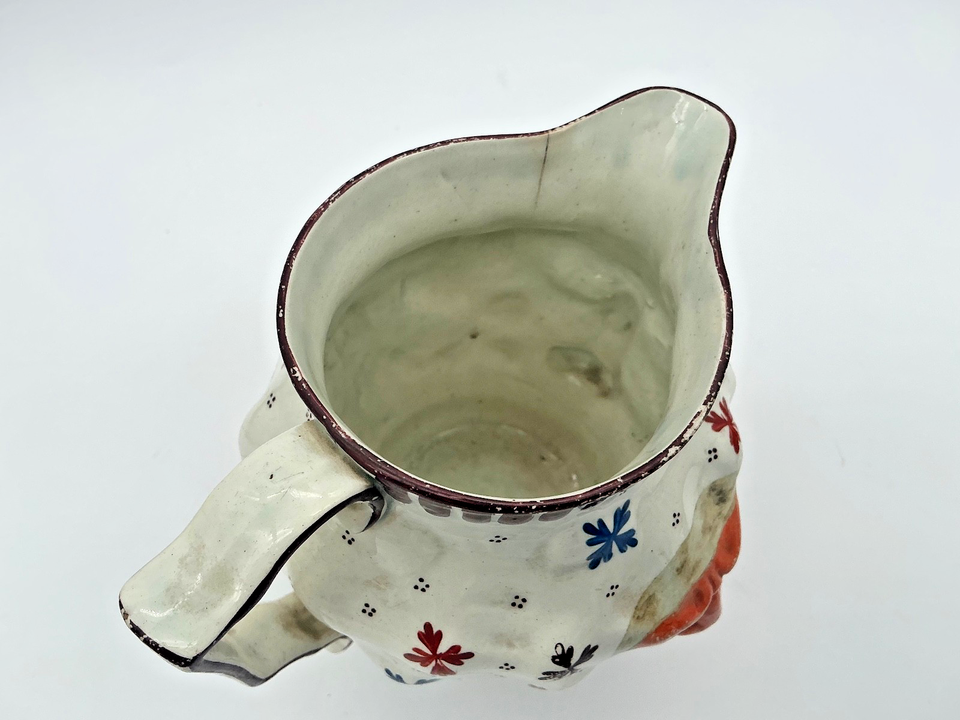 1800 Staffordshire Pearlware Satyr 3-Face Jug England | eBay UK