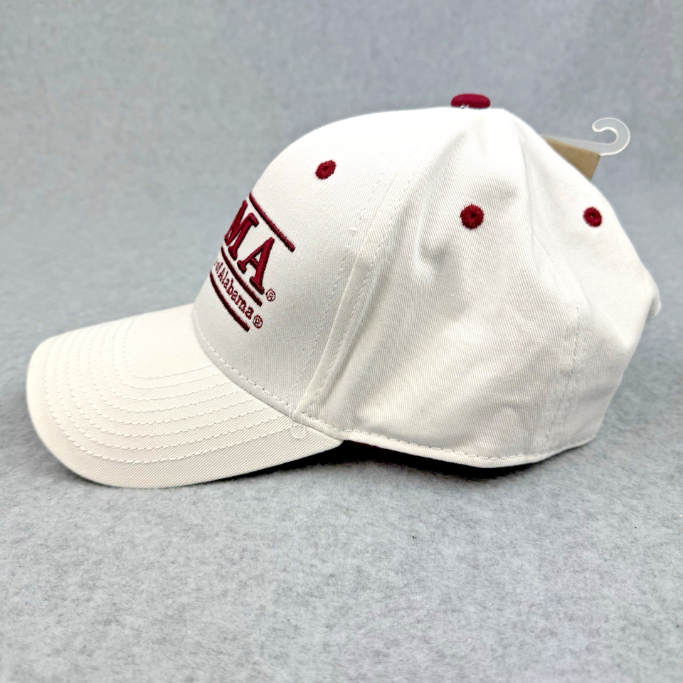 University of Alabama "BAMA" Crimson Tide Unisex Adjustable Hat White ...
