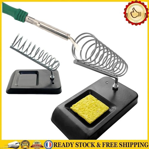 Soldering Iron Stand W/ Welding Cleaning Sponge Spring Holders Support ...