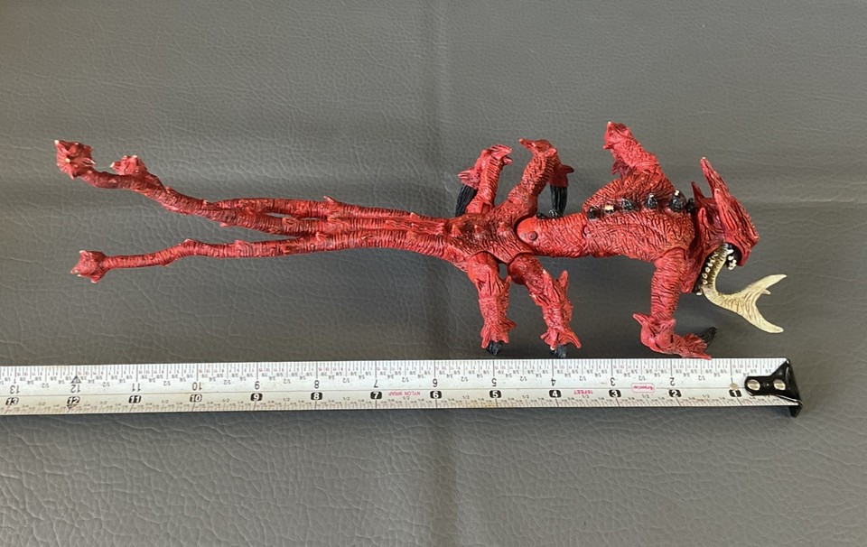 Alien Racers Action Figure Xeno-Enegry Gnarl Series One MGA Toy Red ...