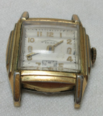 VINTAGE ACCRO MENS WRIST WATCH SEIDENSTICKERS ART DECO WATCHMAKER #28 ...