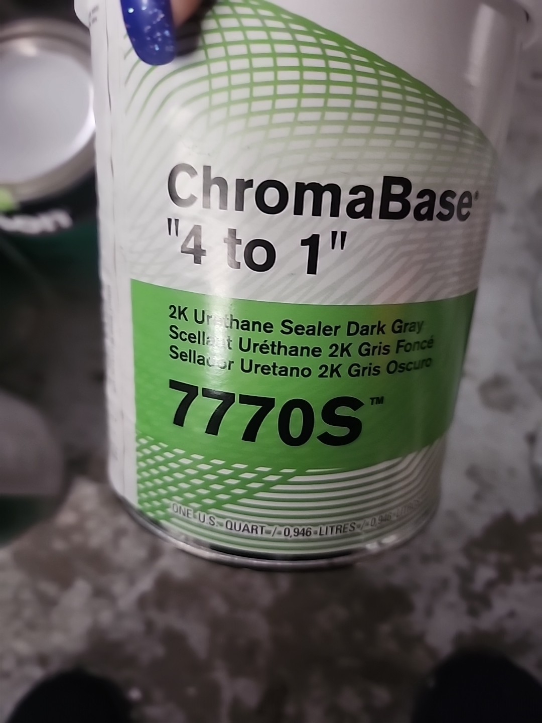 Chromabase 4 To 1 7770S Sealer Dark Gray One Quart | eBay