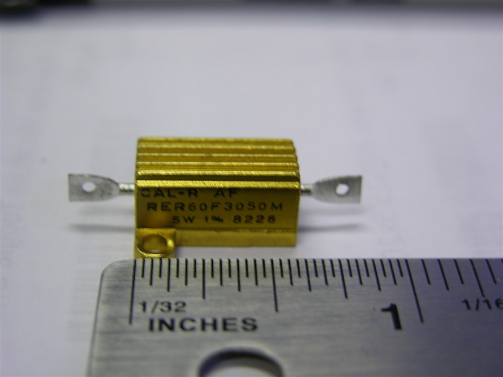5 Mil-Spec Cal-R RER50F3050M Type MC 305 Ohm 5W 1% Aluminum Power ...