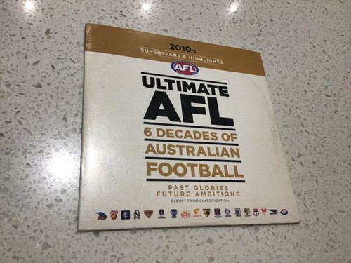 AFL DVD - 2010s MARKS AND GOALS,ULTIMATE AFL , 6 DECADES VGC- BARGAIN ...