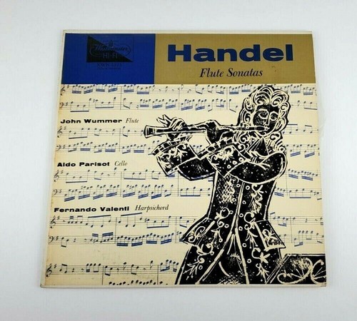 Westminster XWN 2222 HANDEL: Flute Sonatas JOHN WUMMER Aldo Parisot ...