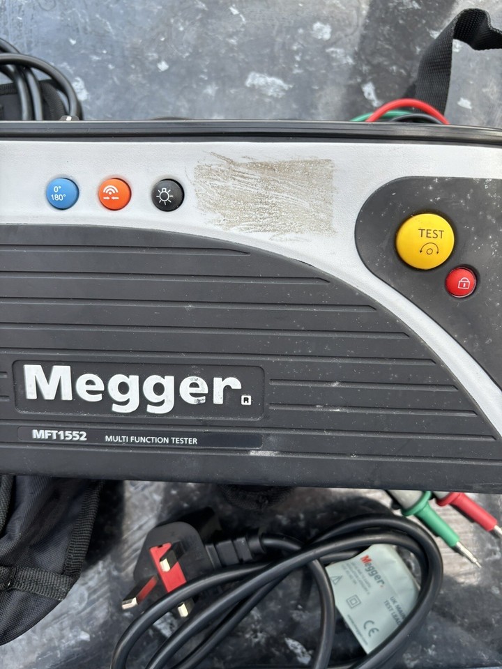 MEGGER MFT1552 Multi Function Test Meter Complete With Genuine Leads ...
