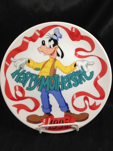 Walt Disney 1995 Happy Mothers Day Goofy Plate | eBay