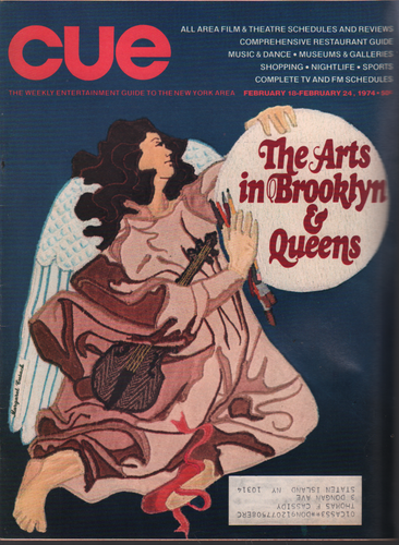 New York Cue Magazine February 18 1974 Margaret Cusack 060920AME | eBay