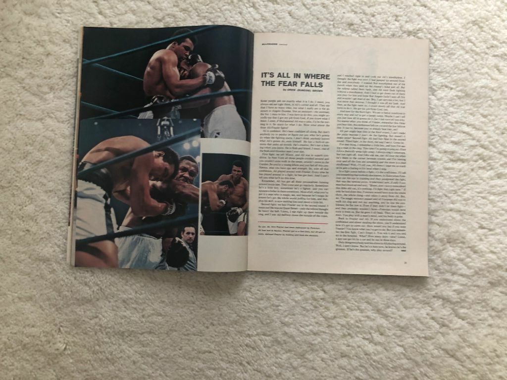 Sports Illustrated Rick Slager Notre Dame Dan Devine 1975 Ali Frazier ...