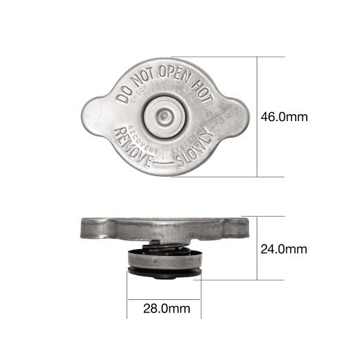 Tridon Recovery Radiator Cap CB1390 fits Urvan 2.4 (E24), 2.4 i (E24 ...