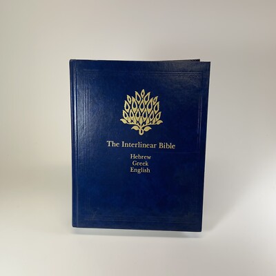 The Interlinear Bible: Hebrew-Greek-English Hardcover Jay P. Green | eBay
