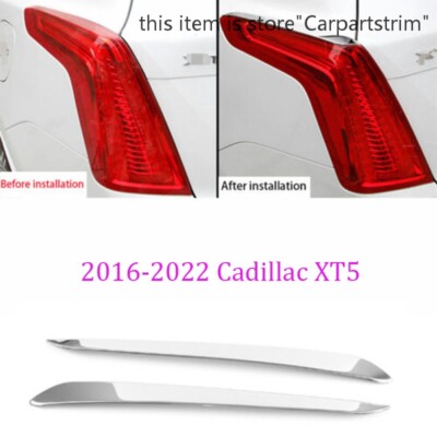 Chrome Steel Exterior Tail Light Lamp Strip Trim 2PCS For 2016-2022 ...