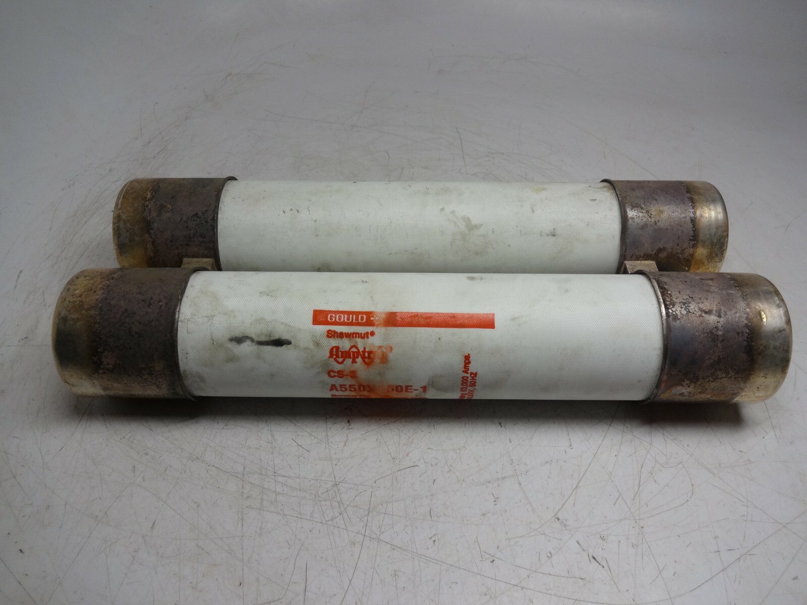 Gould Shawmut A550X450E-1 Double Barrel 450 Amp Fuse | eBay