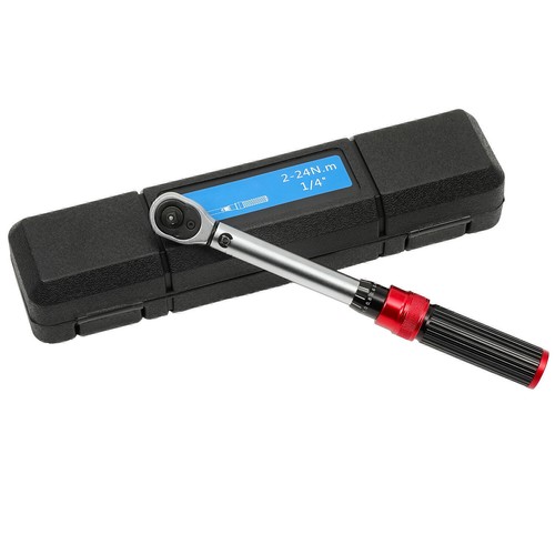 Adjustable Torque Wrench 2 -24Nm 1/4" Square Drive Hand Ratchet ...