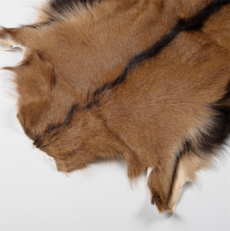 1pcs Real Goat Skin Fur Pelts Hide Goatskin Rug Leather Clothing ...