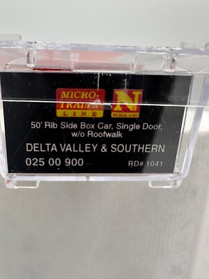 Delta Valley & Southern, 50' Rib Side Box Car, Single Door w/o Roofwalk ...