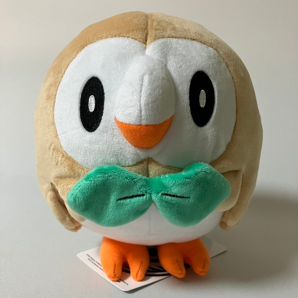 Pokemon Center Original Plush Rowlet Height 180mm 7.08inch Stuffed ...