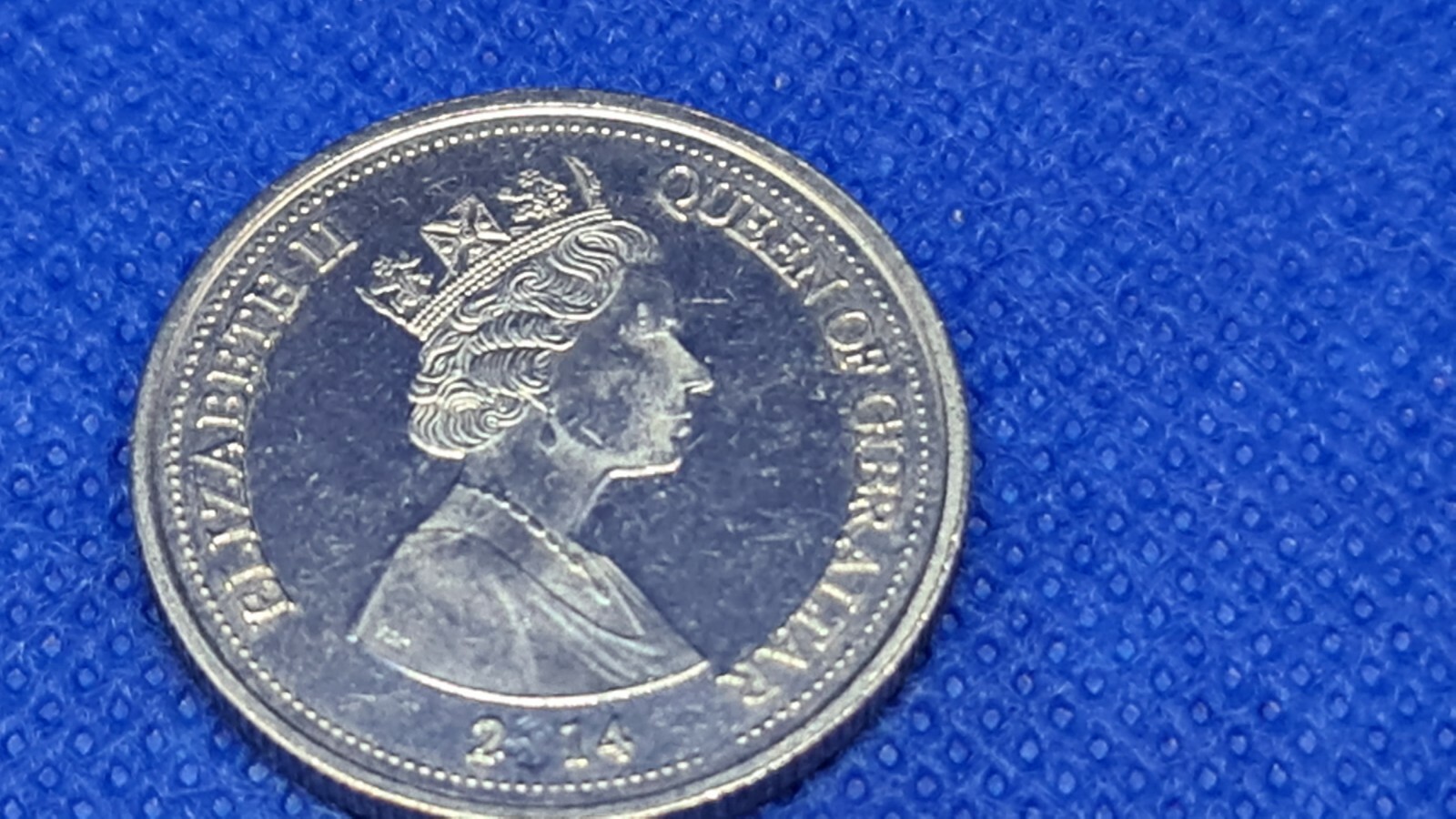 Rare* 2014 Gibraltar 10p coin Barbary Partridge National Bird Ten Pence ...