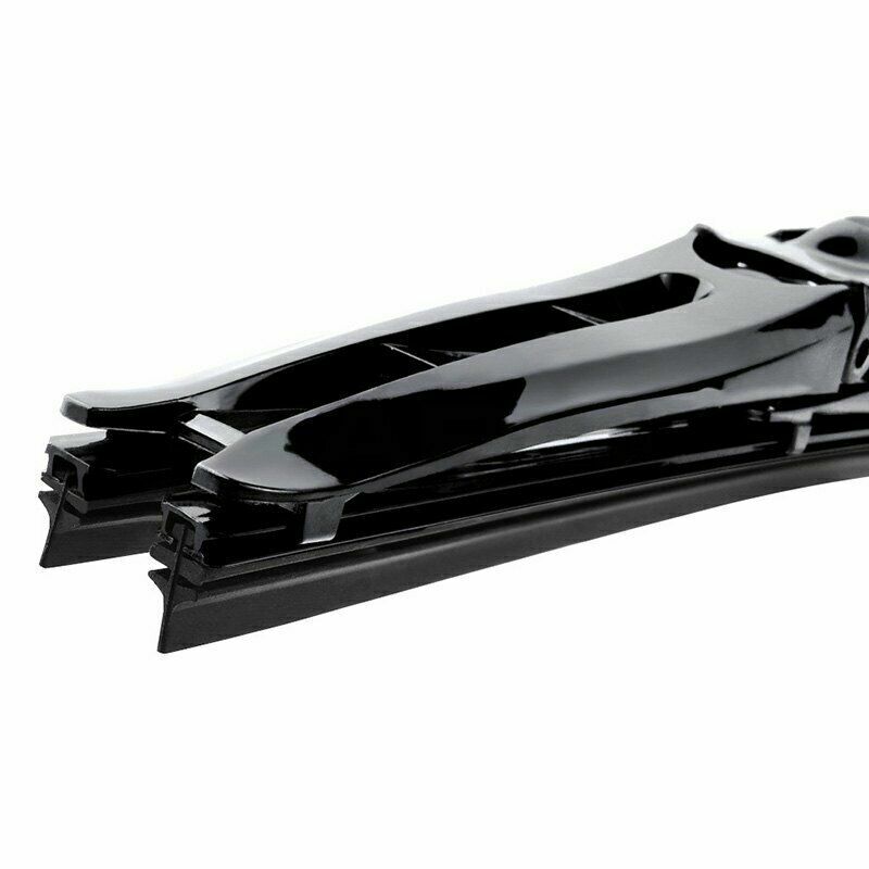 16" Inch Black Double Dual Blade Universal Windshield Wiper 2PC Set All ...