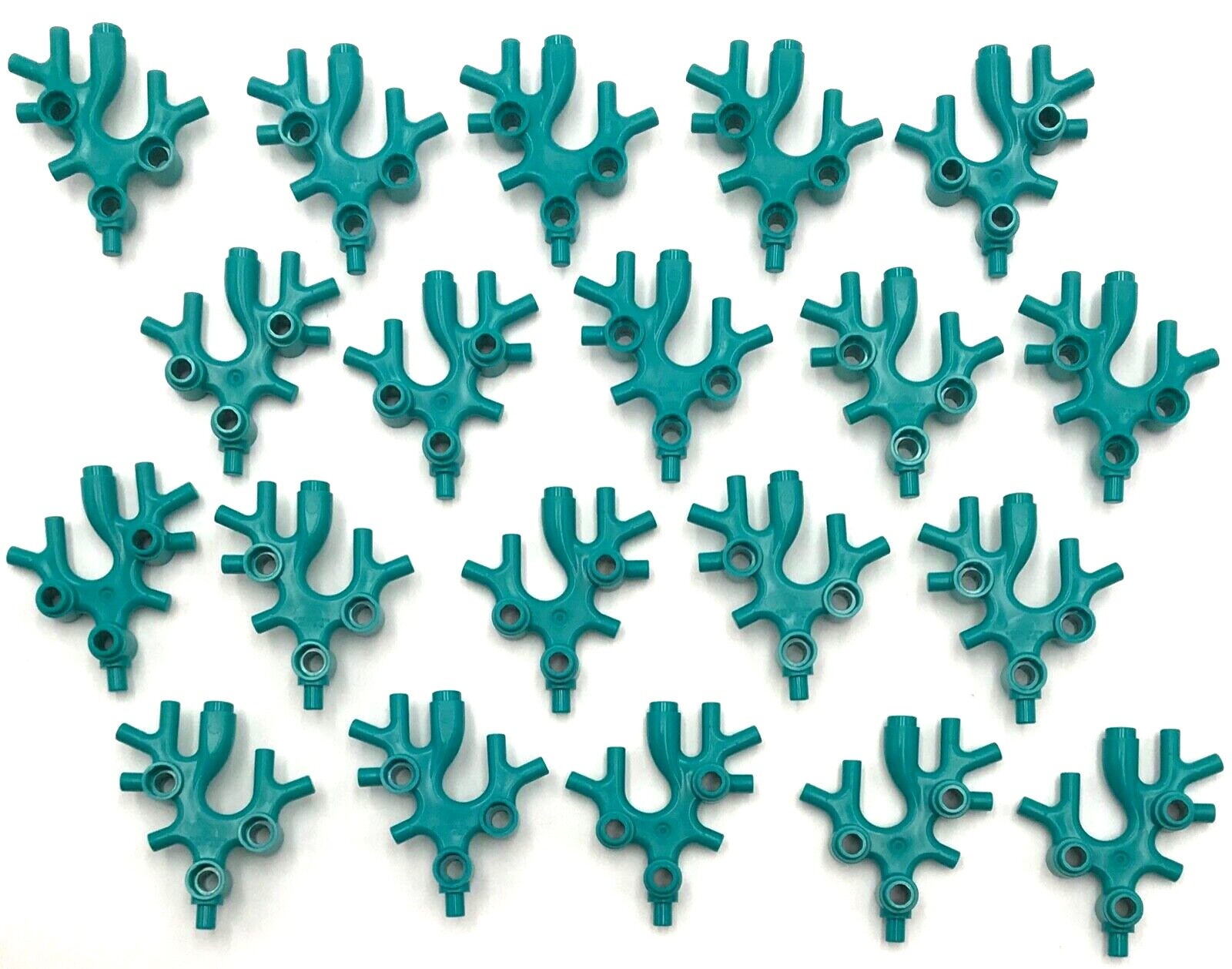 Lego 20 New Dark Turquoise Plant Thallus Seaweed Coral Tree Grass ...