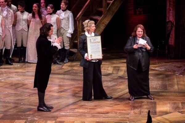 Piece of Stage Floor Hamilton Musical Public Theater Lin Manuel Miranda ...