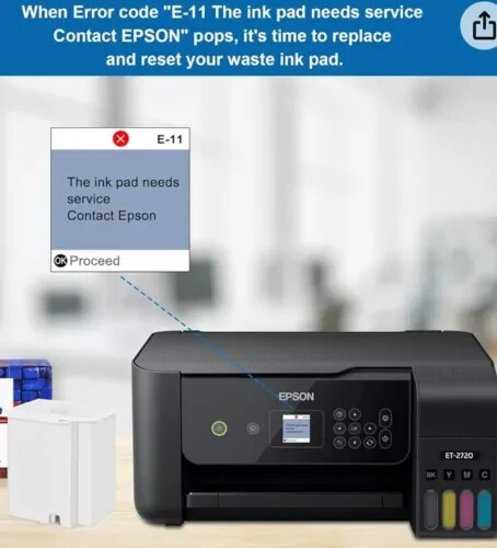 OEM Epson Waste Ink Maintenance Box Shipped With EPSON ET-2800 ET-2803 ...