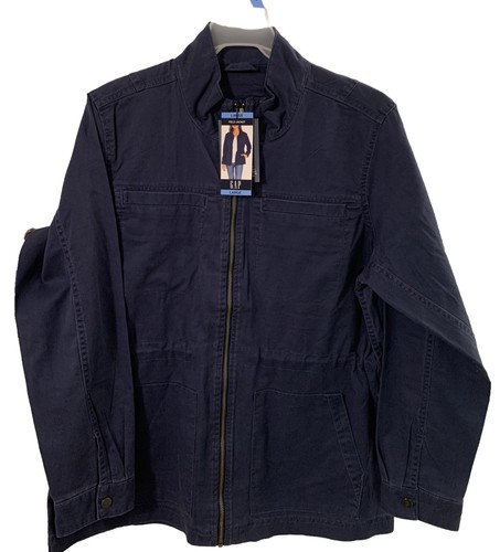 Gap Ladies Utility Field Jacket Size L Midnight Blue 719408447040| eBay