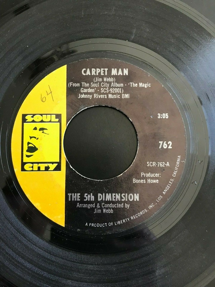 The 5th Dimension - The Magic Garden/ Carpet Man - 7" Vinyl 45 RPM | eBay