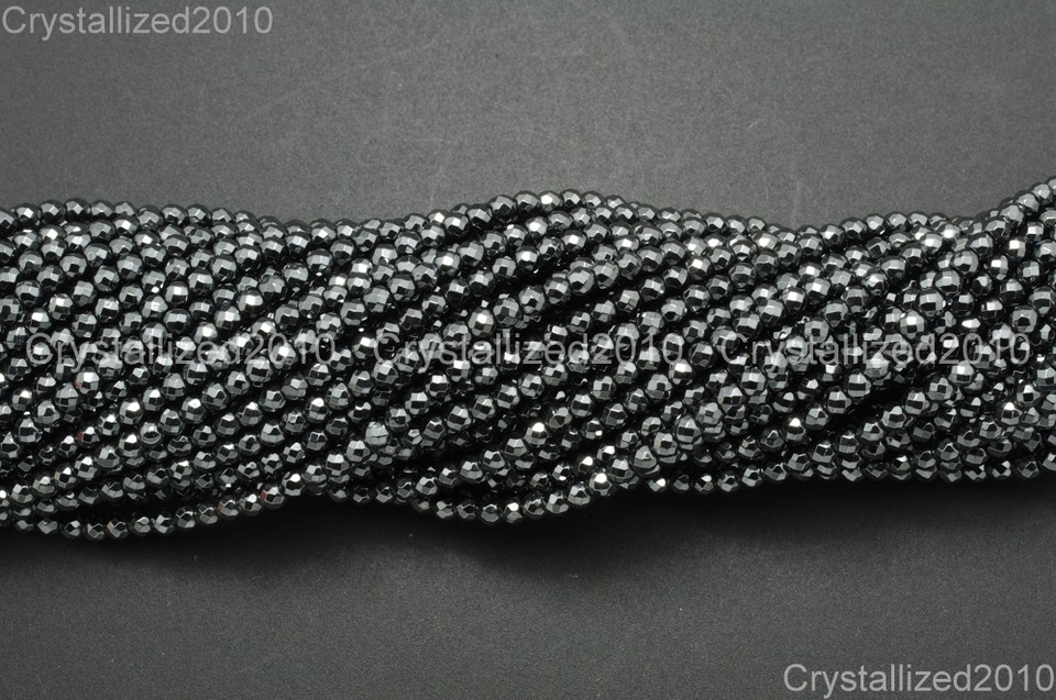 AAA Natural Gemstones Faceted Round Beads Crystal Quartz Amethyst 2mm ...