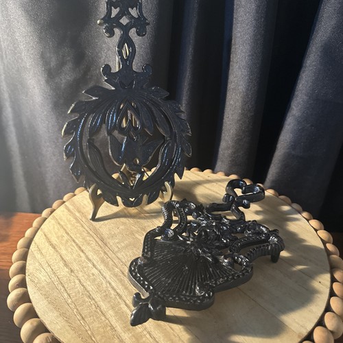 Antique Cast Iron Trivets, Lot of 2 Wilton Trivets | eBay