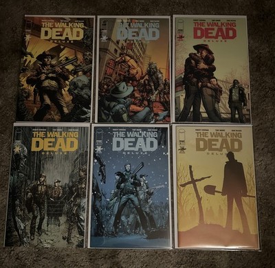 HUGE Lot - The Walking Dead Deluxe Comics Lot Issues #1-48 Kirkman ...